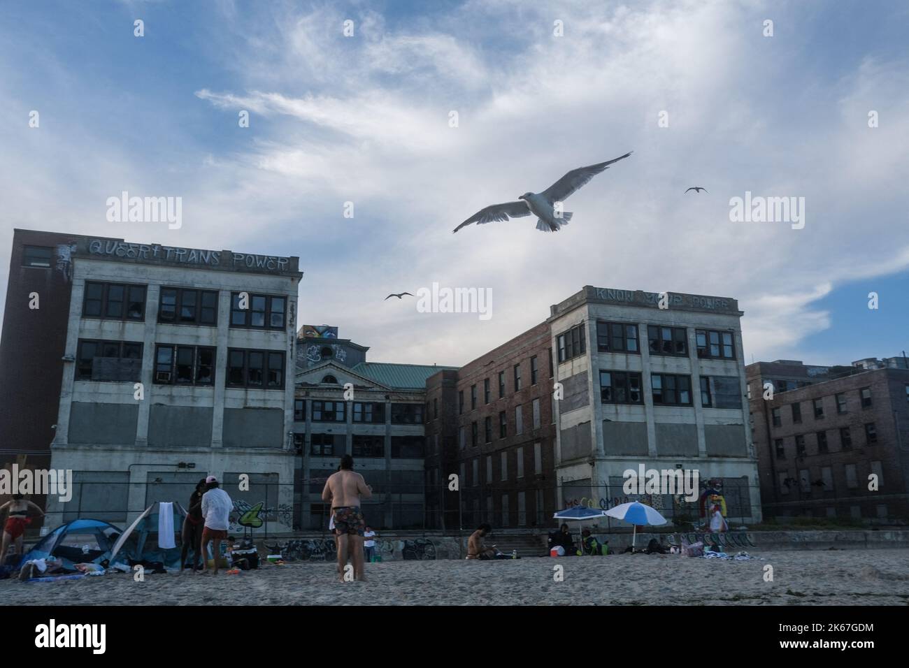 Neponsit beach hospital hi-res stock photography and images - Alamy
