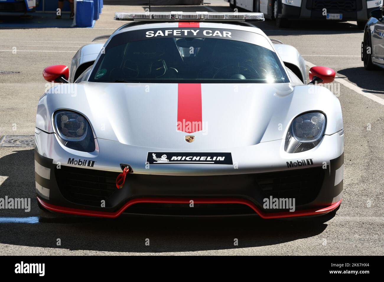 Mugello Circuit, Italy 23 September 2022: Safety Car Porsche 918 Spyder ...