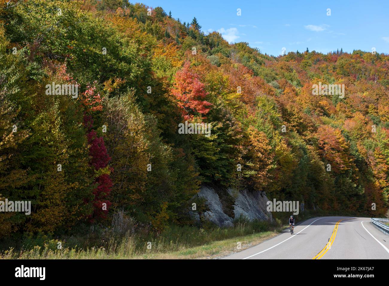 Fall foliage landscape, Norther Vermont Stock Photo - Alamy