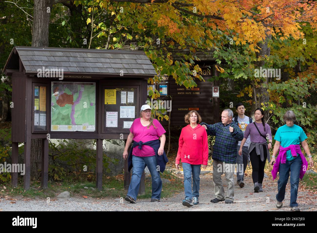 Tuckerman Ravine trailhead, White Mountain National Forest, New ...