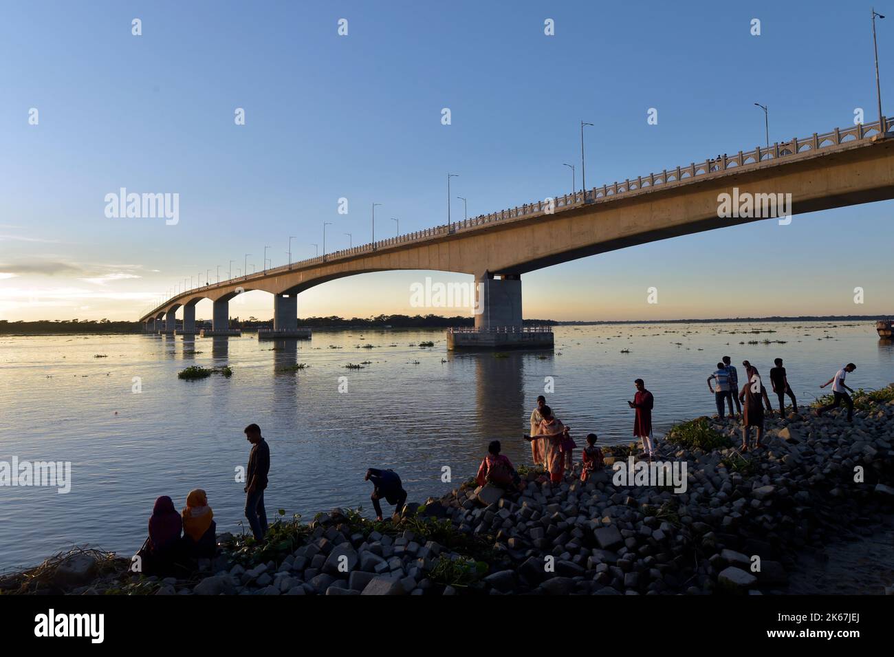 Pirojpur. 12th Oct, 2022. Photo taken on Oct. 7, 2022 shows the 8th ...