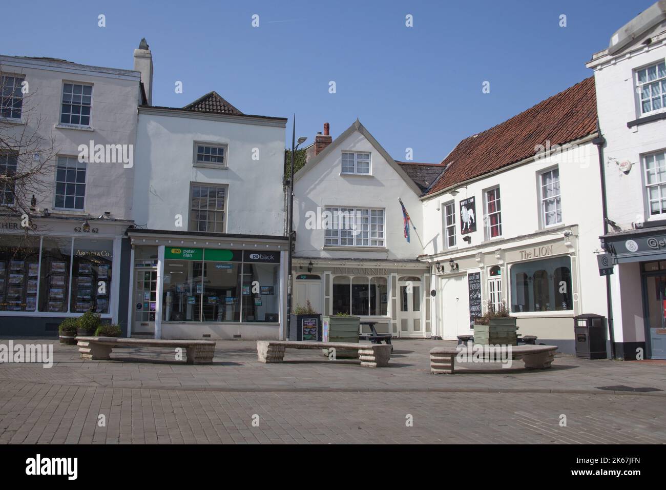 Street shops chepstow town centre hi-res stock photography and images ...