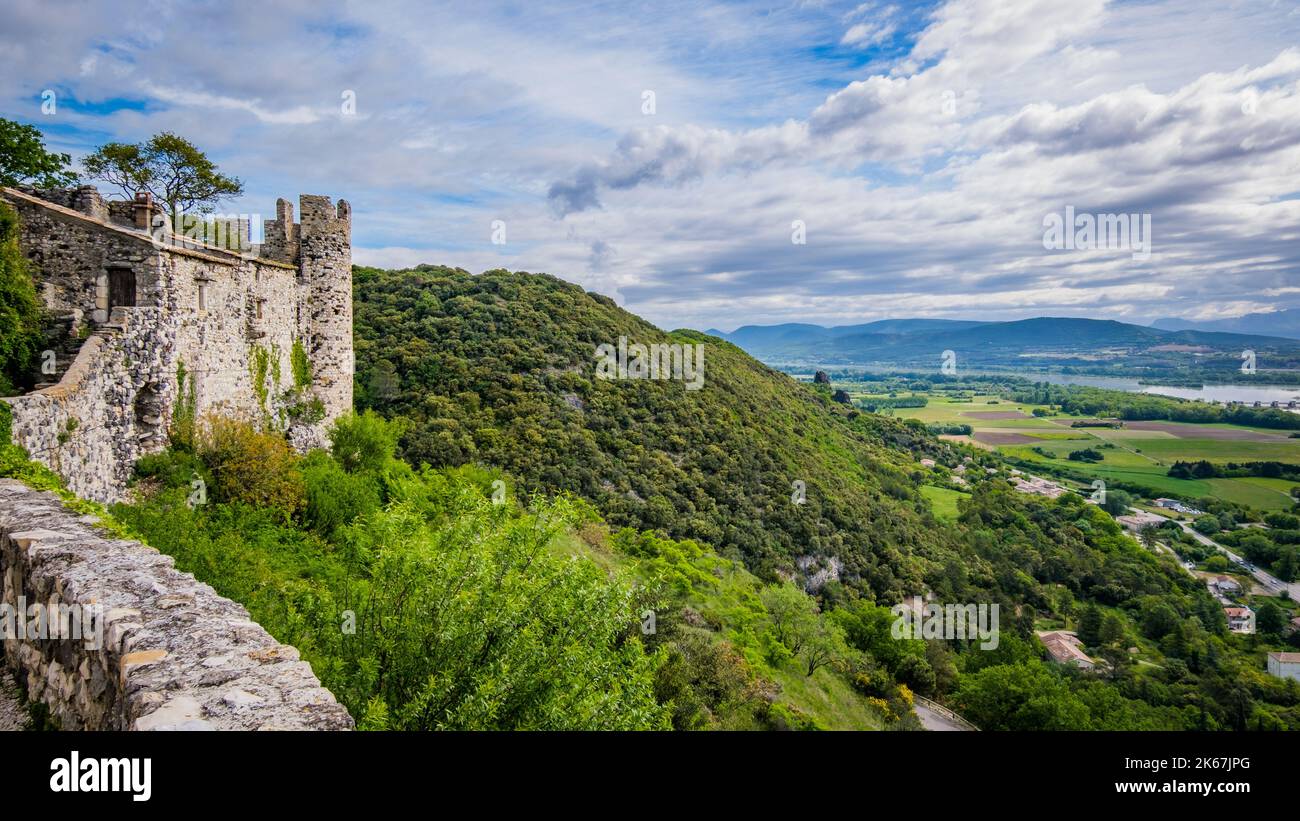 Rochemaure ardeche hi-res stock photography and images - Alamy