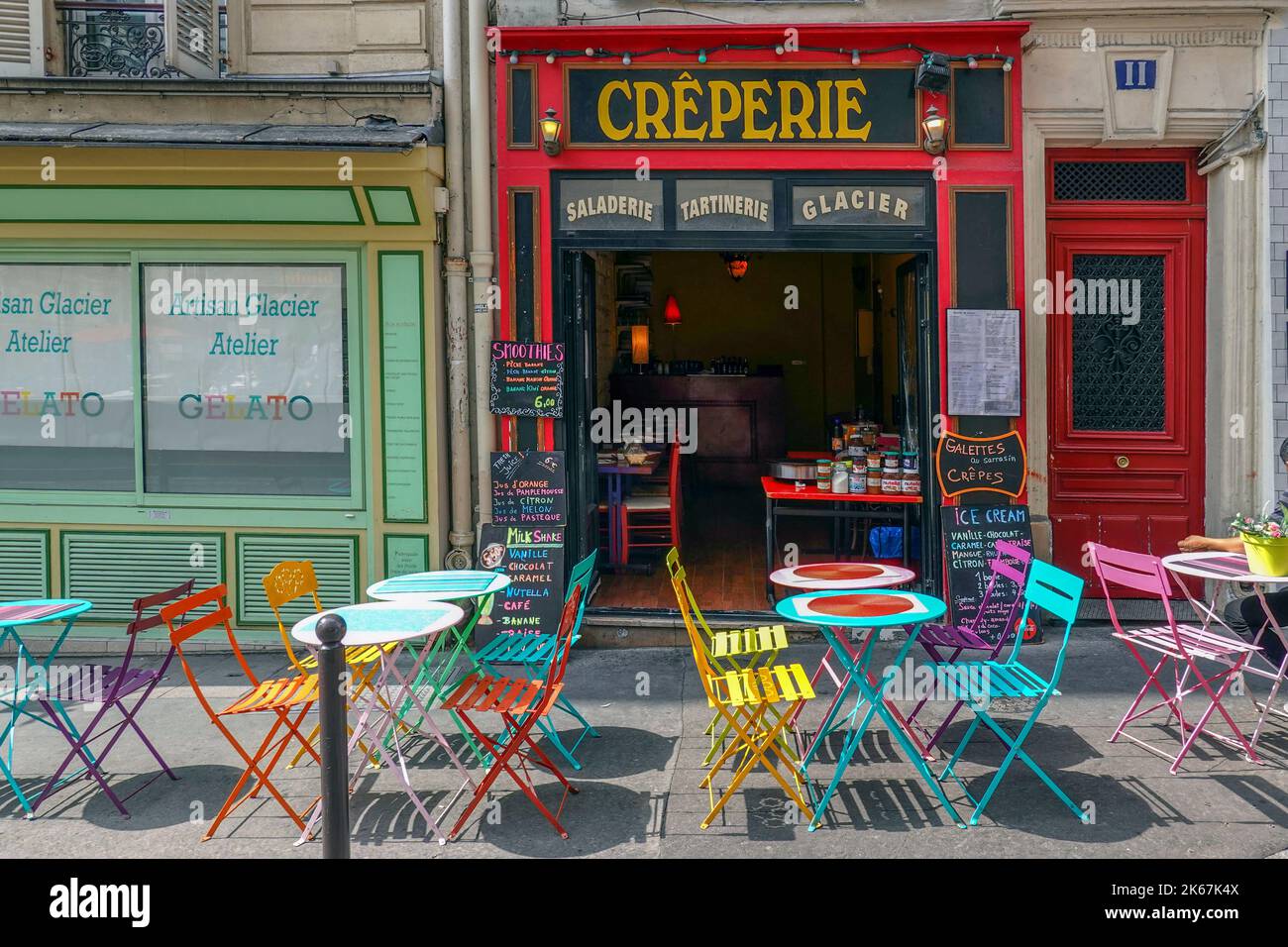 France Paris, Montmartre district in the18th arrondissement, is ...