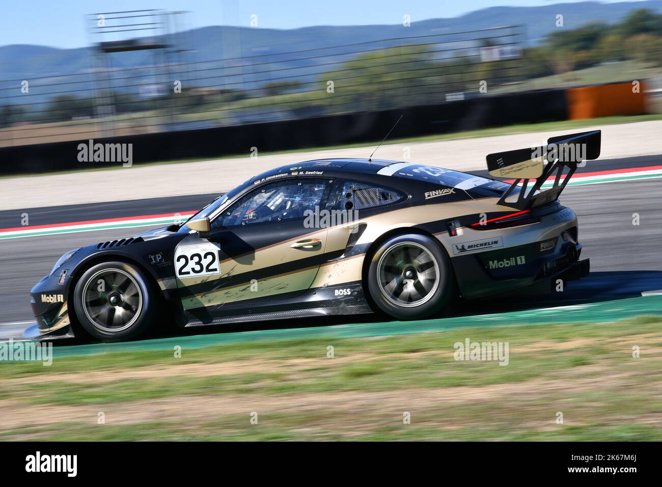 Mugello Circuit, Italy - 23 September 2022: Porsche 911 GT3 R in action ...
