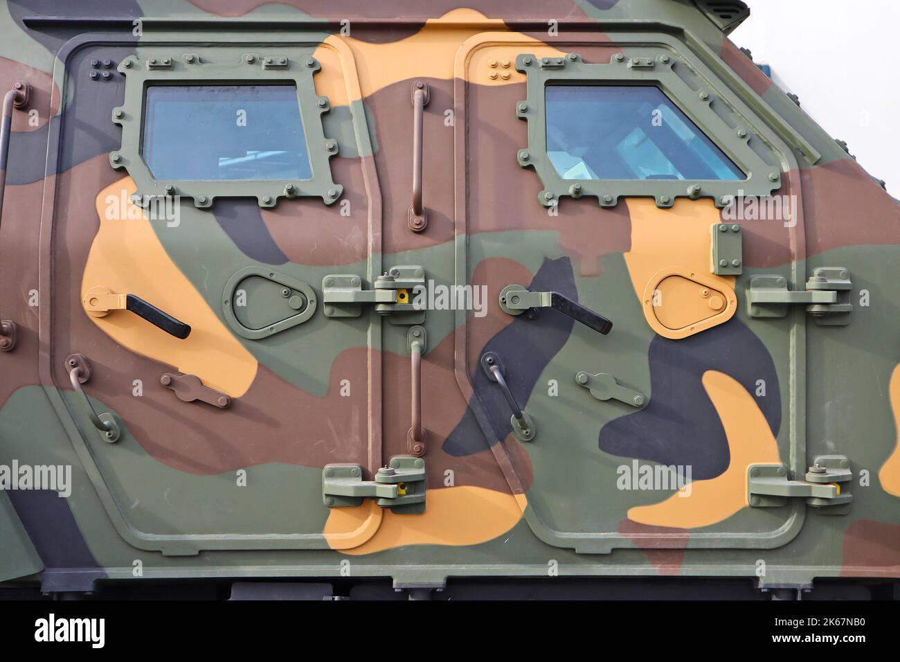 Doors of a military vehicle Stock Photo - Alamy
