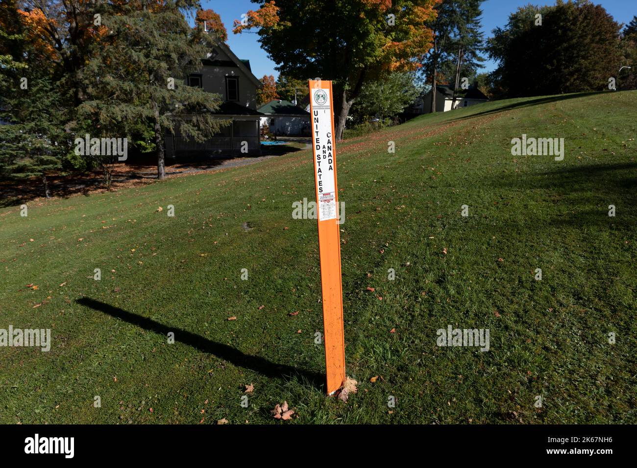 The United States Canada border passes through Derby Line, Vermont ... The United States Canada border passes through Derby Line, Vermont ...