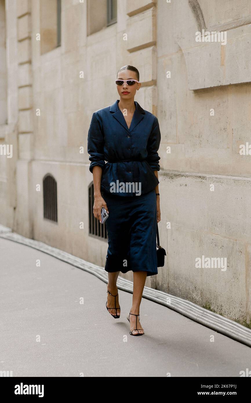 Street style, TyLynn Nguyen arriving at The Row Spring Summer 2023 show ...