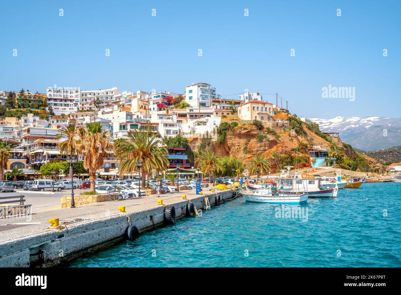 Agia Galini, Island Crete, Greece Stock Photo - Alamy