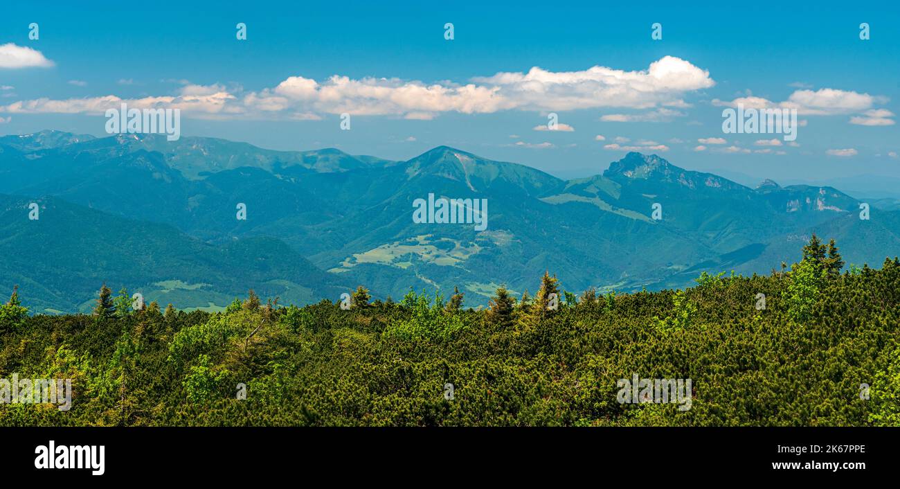 Eastern part of Mala Fatra mountains between Chleb and Maly Rozsutec ...