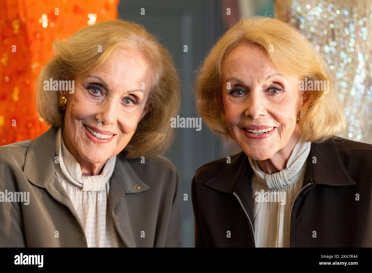 Munich, Germany. 12th Oct, 2022. The Kessler twins, Alice (l.) and ...