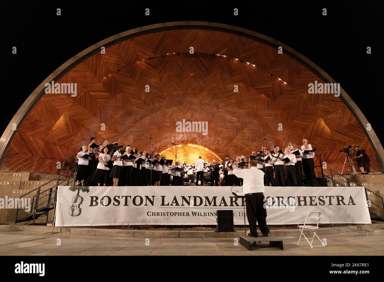 Boston Landmarks Orchestra summer outdoor concert at the Hatch Shell on ...