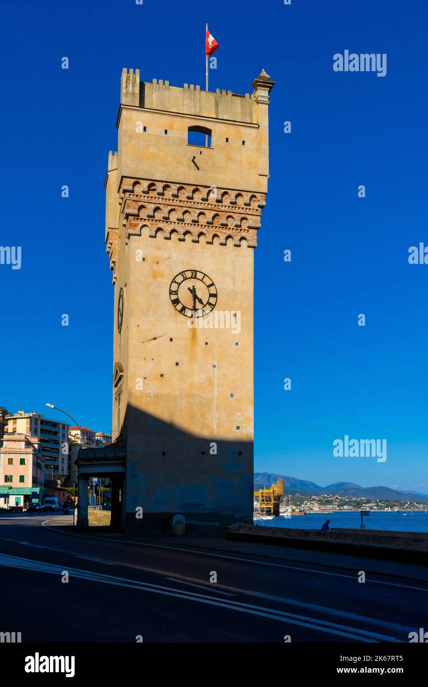 The Torre Leon Pancaldo or Torre della Quarda, commonly called ...