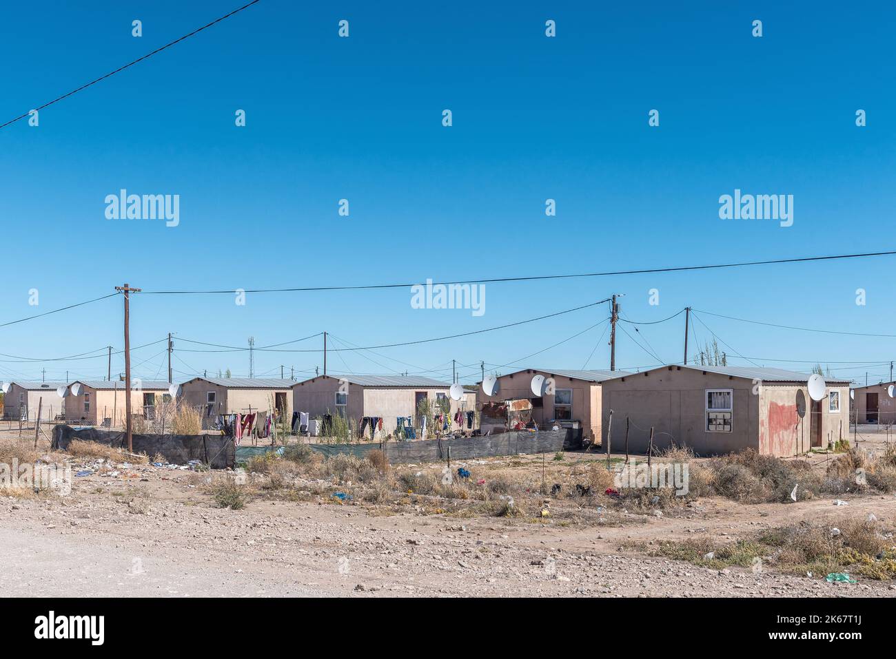 FRASERBURG, SOUTH AFRICA - SEP 3, 2022: A view of the Ammerville ...
