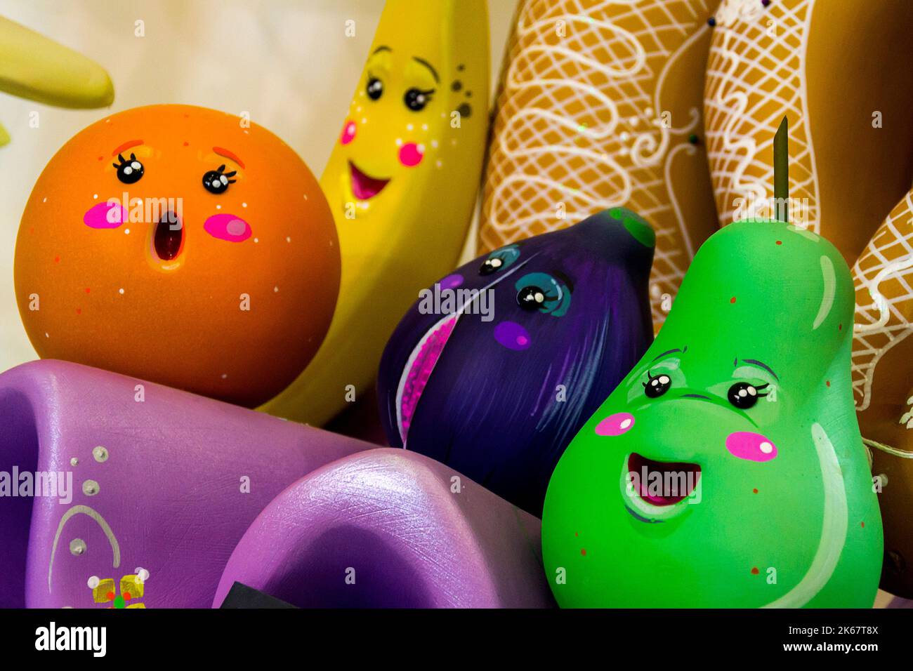 Orange strawberry pear carrot hi-res stock photography and images - Alamy