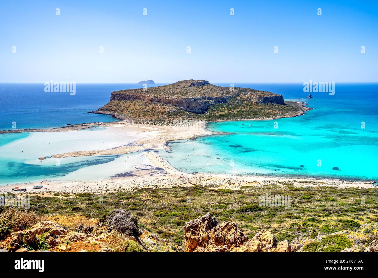 Balos Beach, Kissamos, Crete, Greece Stock Photo - Alamy