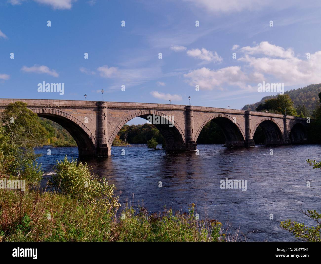 Dunkeld bridge, Perthshire Stock Photo - Alamy