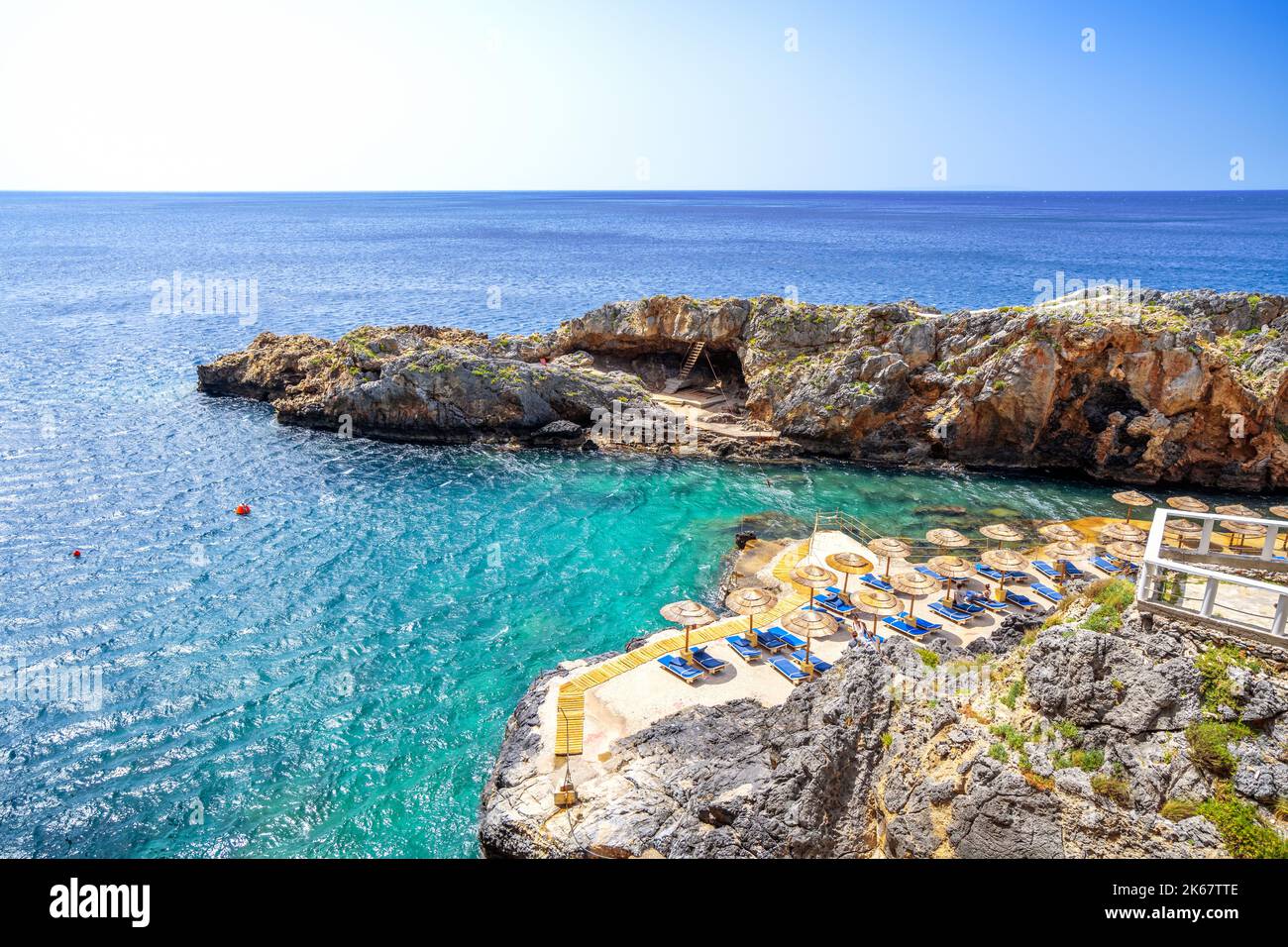 Calypso Beach, Island Crete, Greece Stock Photo - Alamy