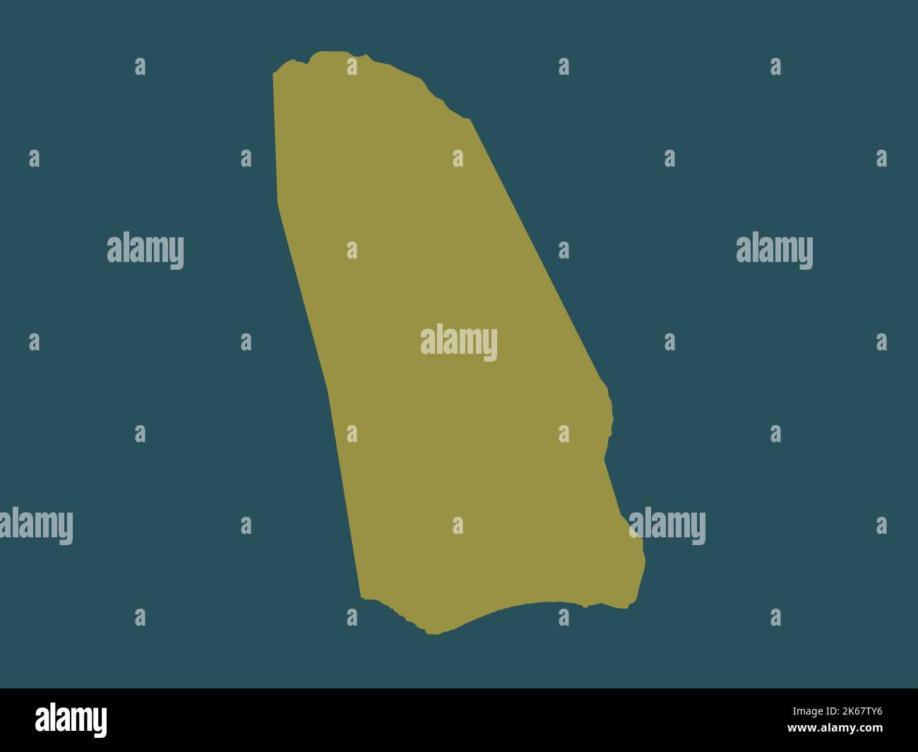 Manchester, parish of Jamaica. Solid color shape Stock Photo - Alamy