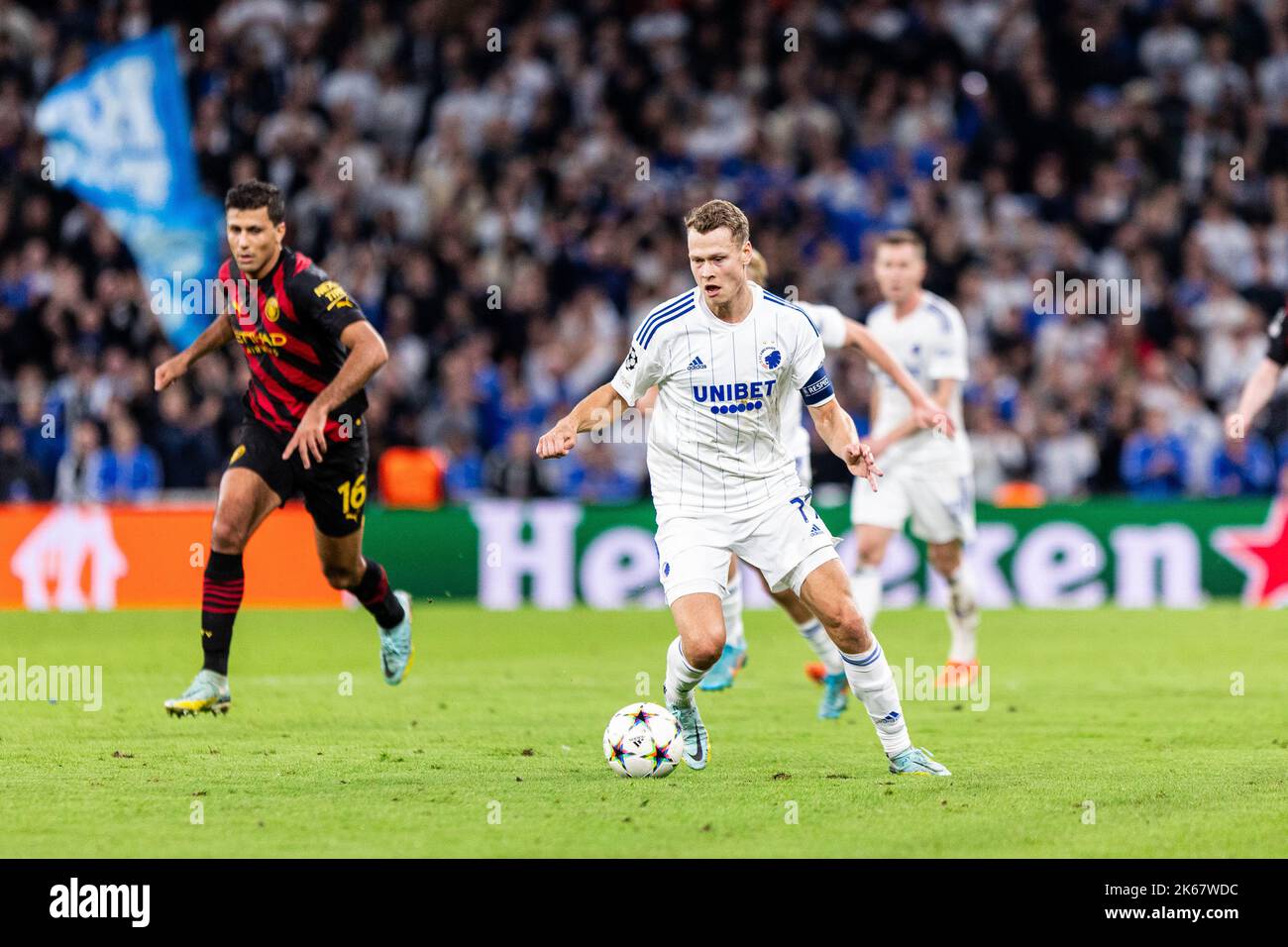Copenhagen, Denmark. 11th Oct, 2022. Viktor Claesson (7) of FC ...