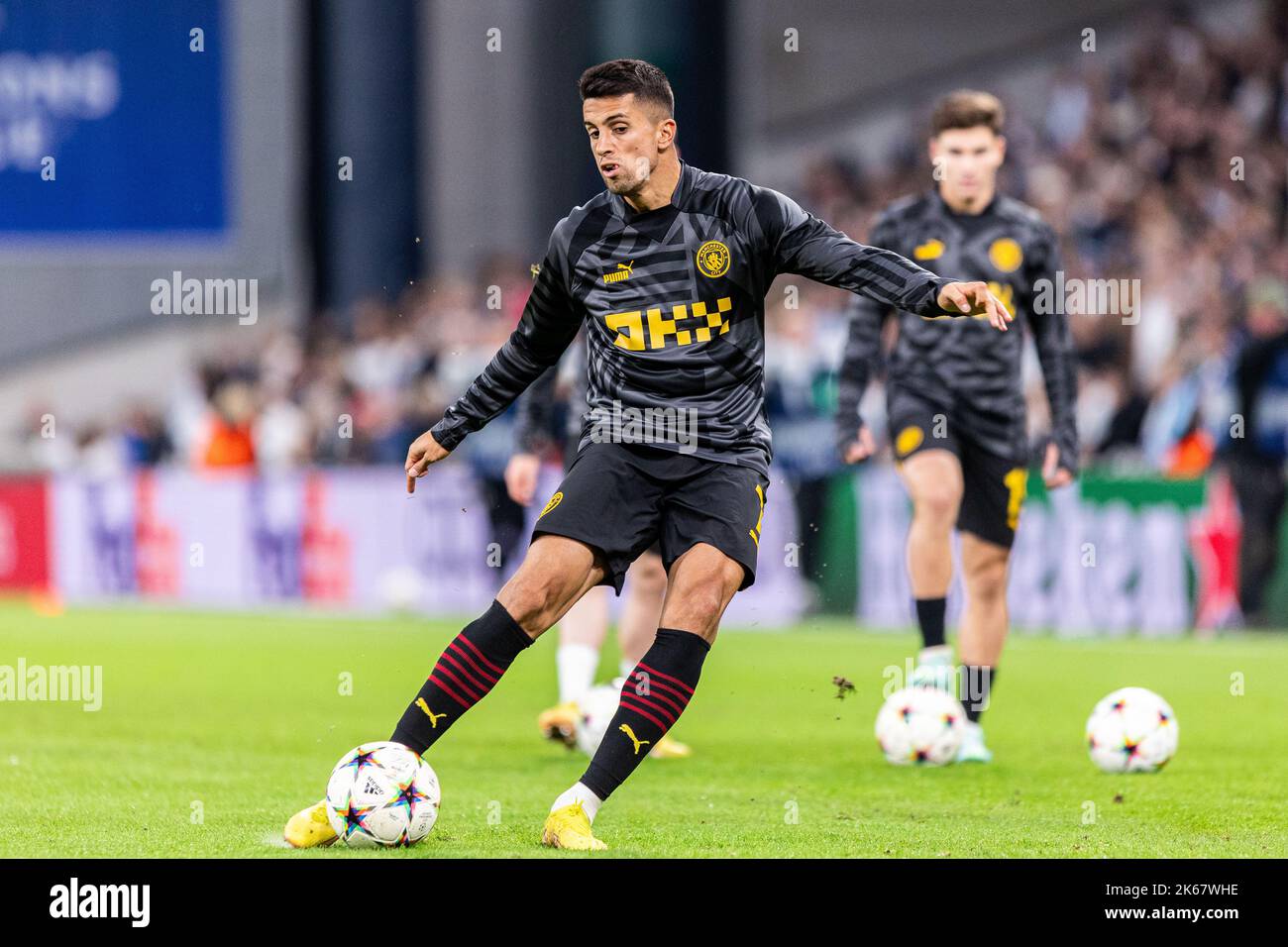 Copenhagen, Denmark. 11th Oct, 2022. Joao Cancelo (7) of Manchester ...