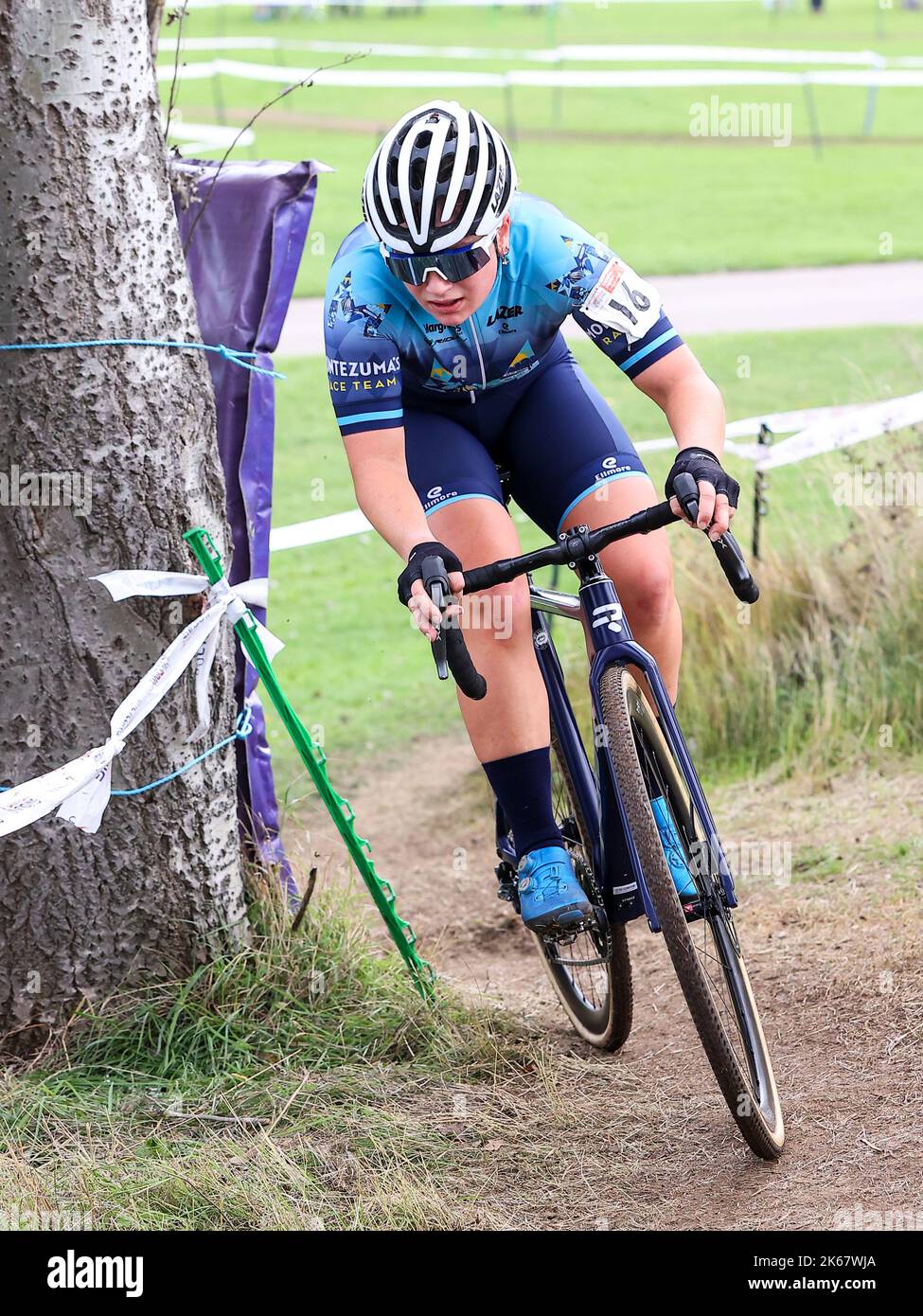 09.10.2022 Derby, England. Cyclocross. Amy Perrryman (Montezuma's Race ...