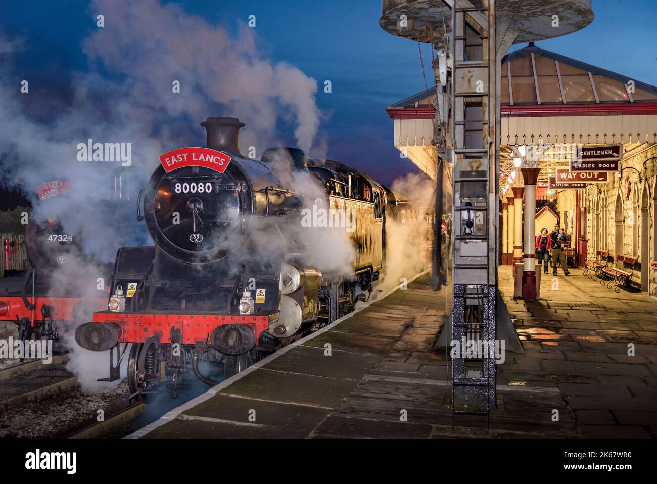 Ramsbottom station evening hi-res stock photography and images - Alamy