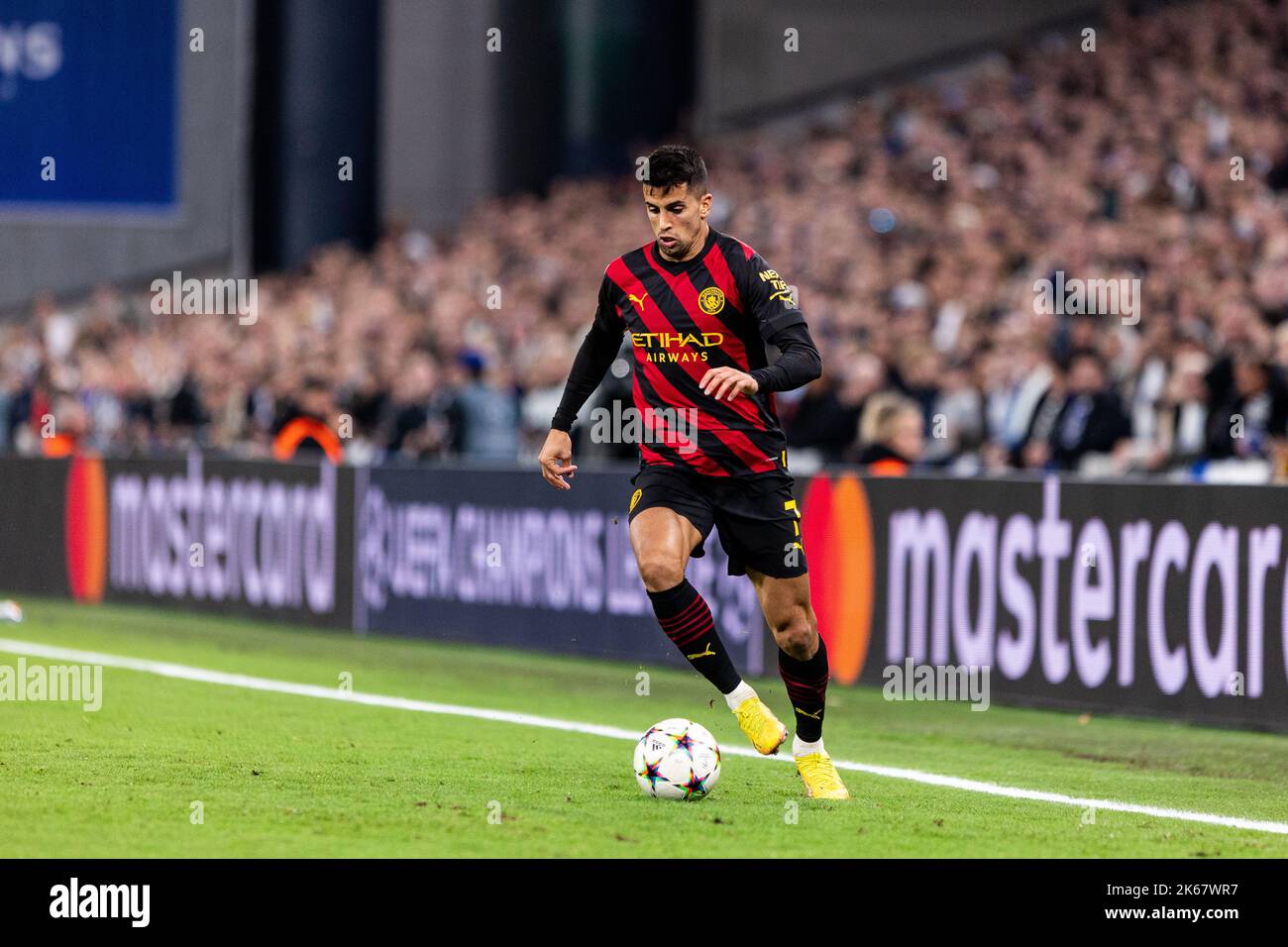 Copenhagen, Denmark. 11th Oct, 2022. Joao Cancelo (7) of Manchester ...