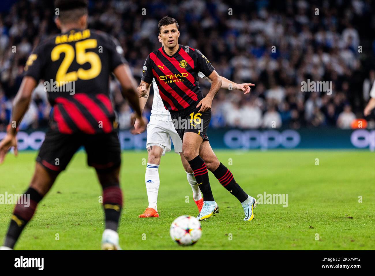Copenhagen, Denmark. 11th Oct, 2022. Rodri (16) of Manchester City seen ...