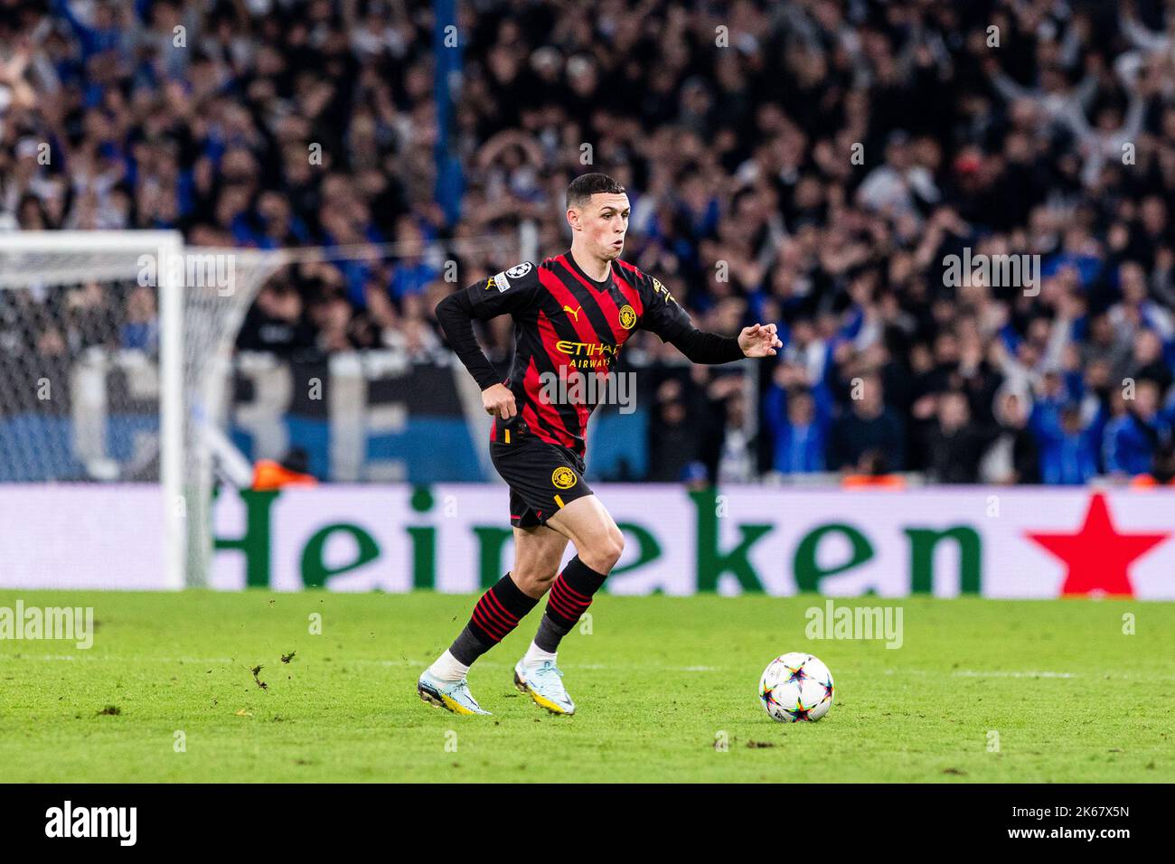 Copenhagen, Denmark. 11th Oct, 2022. Phil Foden of Manchester City seen ...