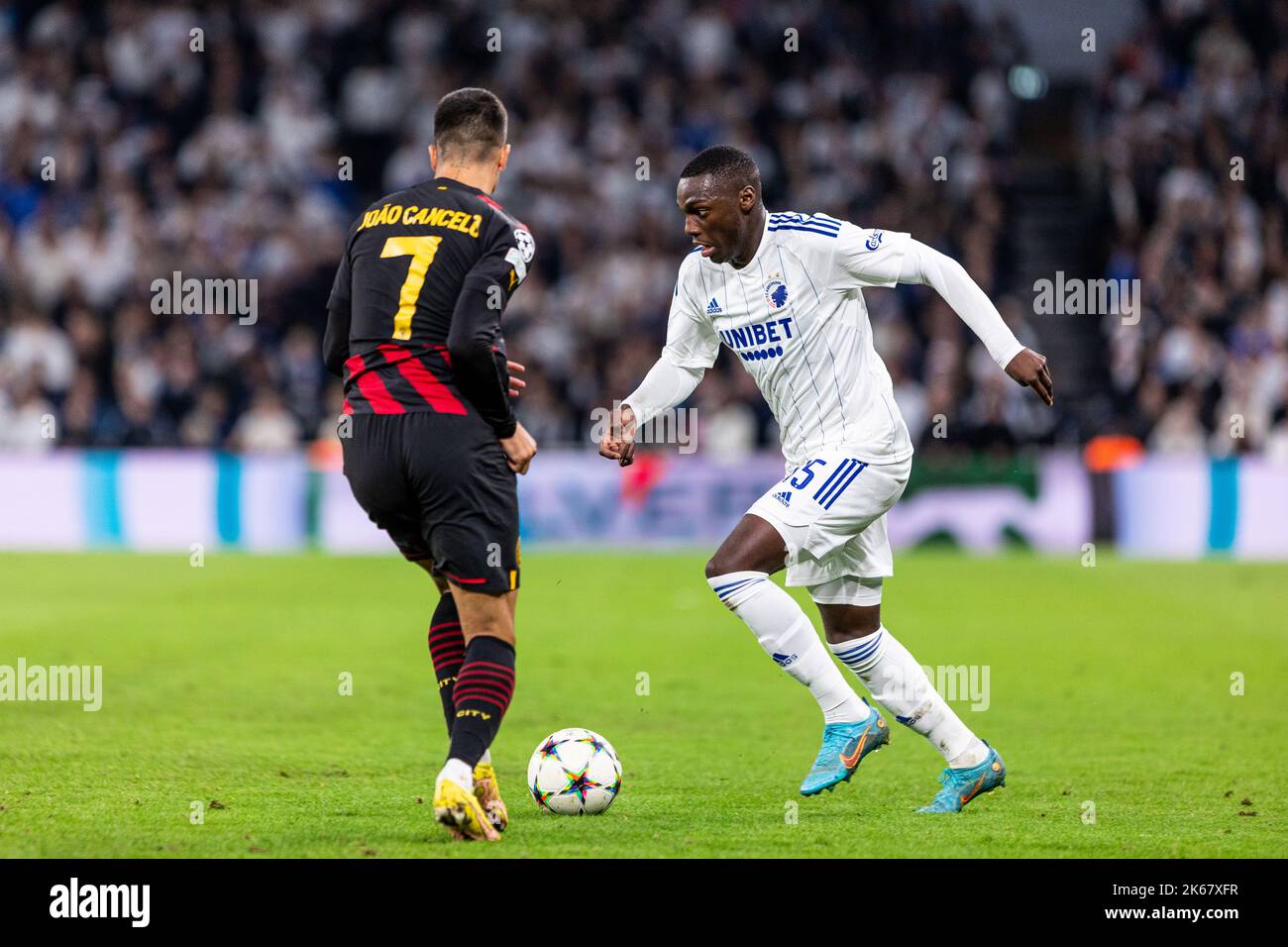 Copenhagen, Denmark. 11th Oct, 2022. Mohammed Daramy (15) of FC ...