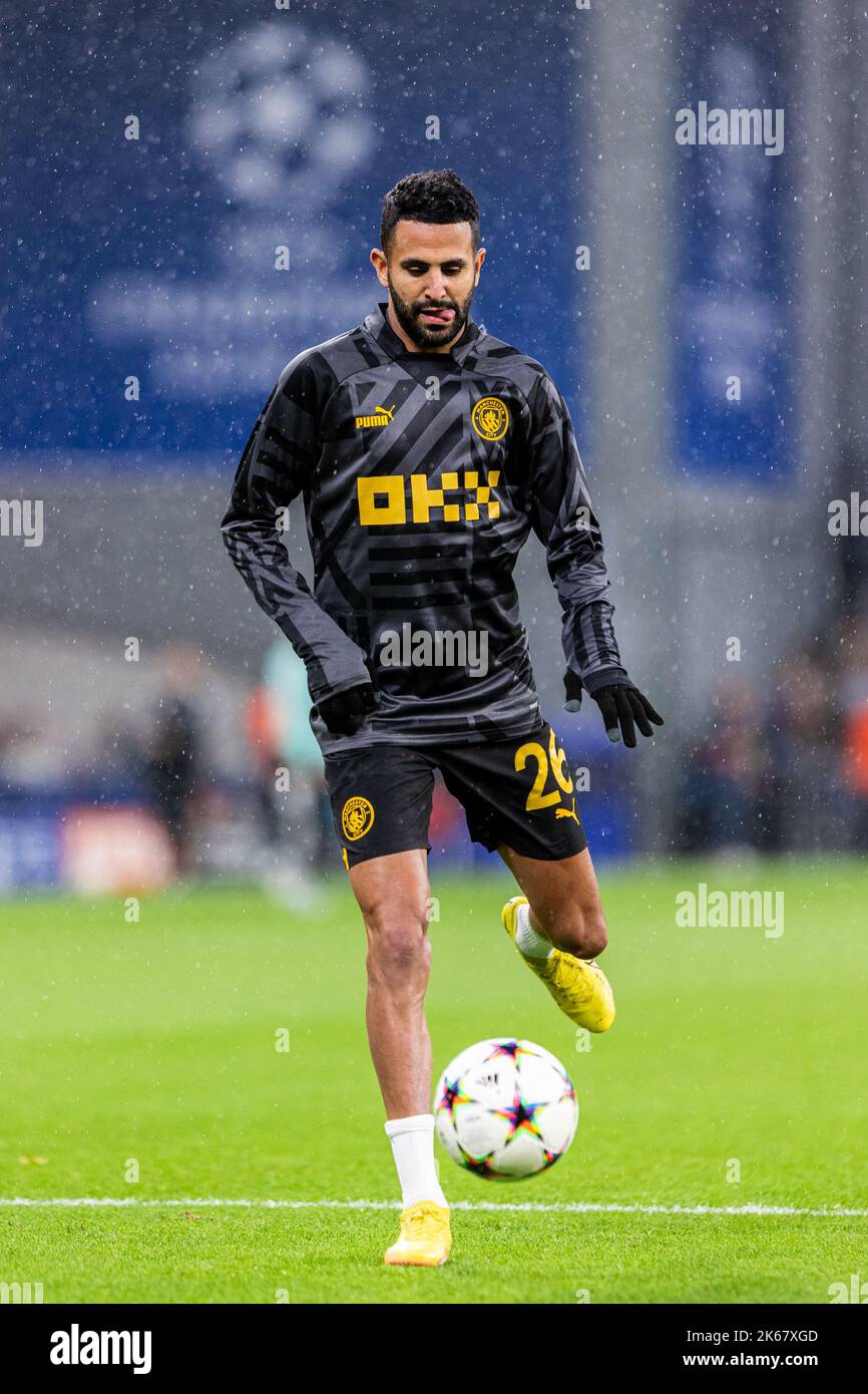 Copenhagen, Denmark. 11th Oct, 2022. Riyad Mahrez (26) of Manchester ...