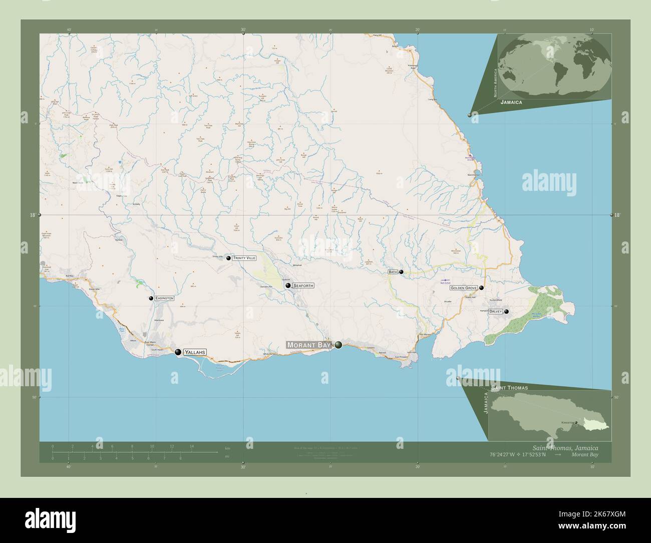 Caribbean Map St Thomas