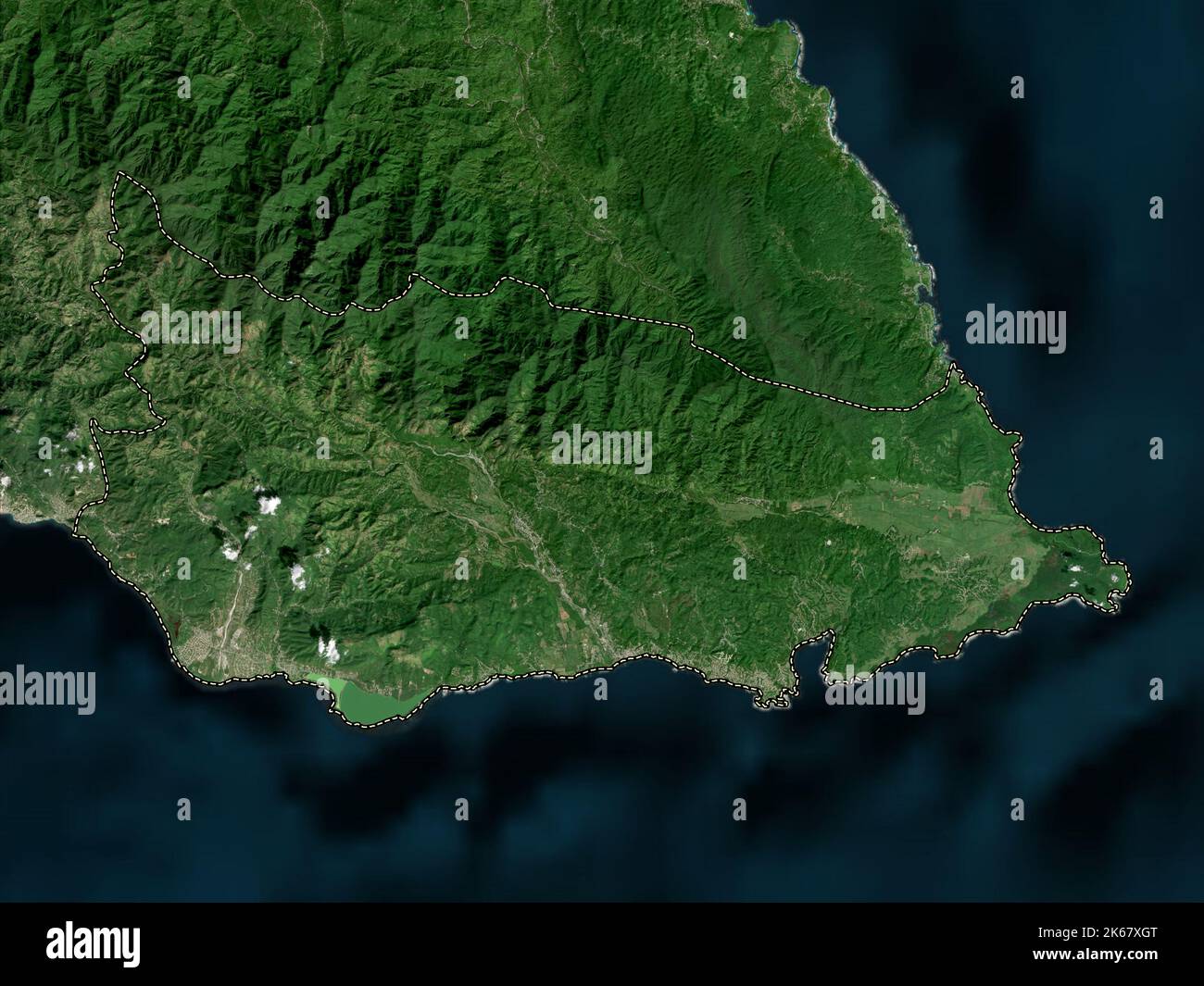 Caribbean map st thomas