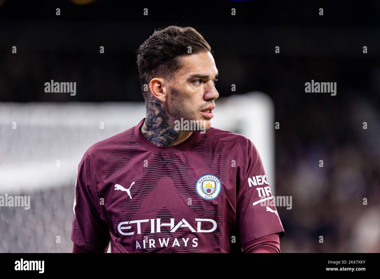 Copenhagen, Denmark. 11th Oct, 2022. Goalkeeper Ederson (31) of ...