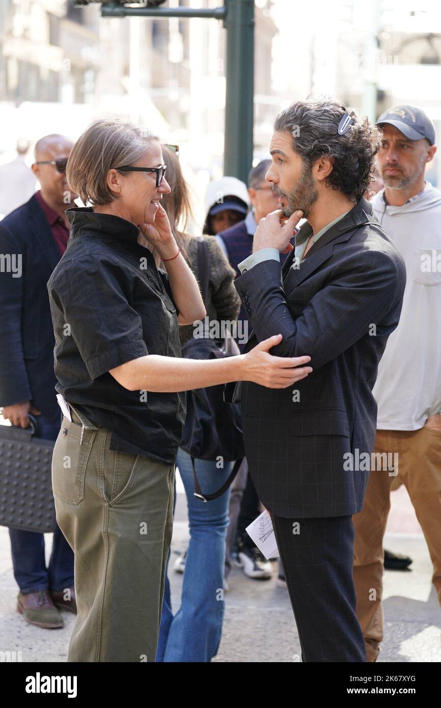 New York, NY, USA. 11th Oct, 2022. S.J. Clarkson, Tahar Rahim on ...