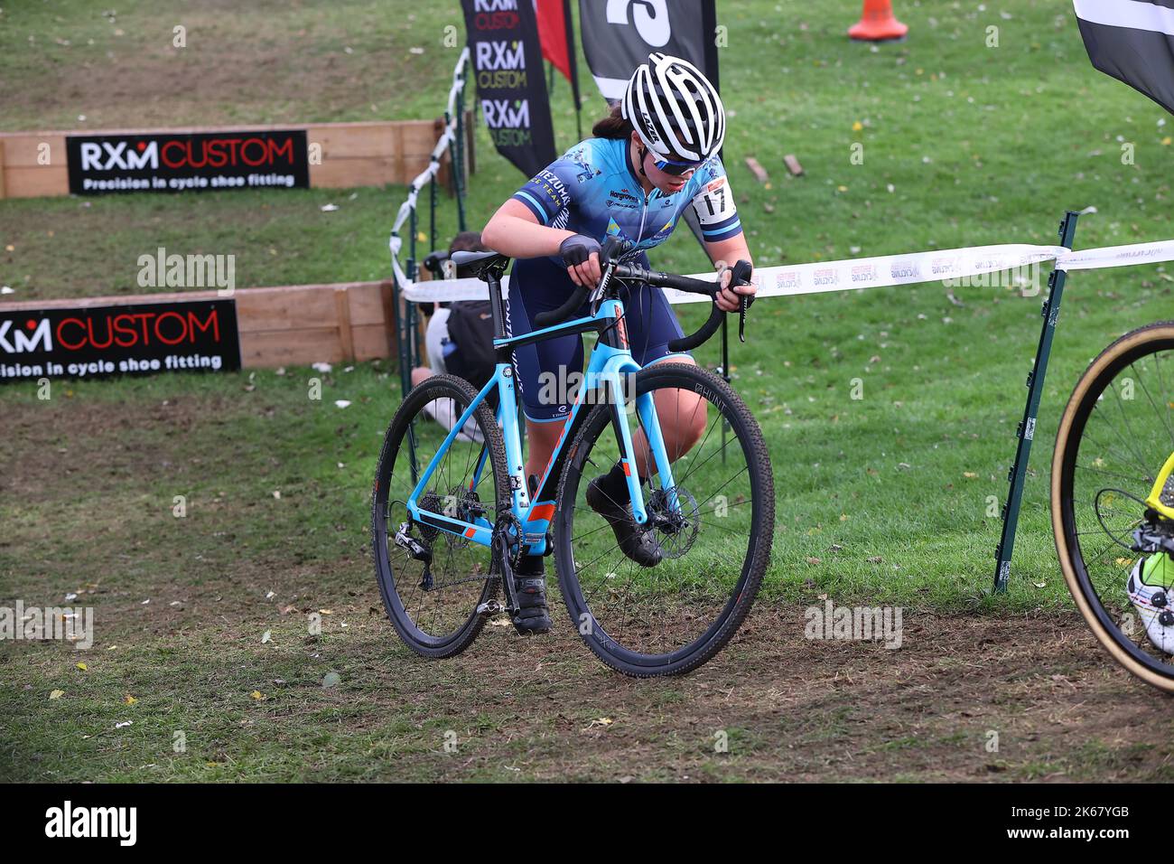 09.10.2022 Derby, England. Cyclocross. Lotta Mansfield (Montezuma's ...