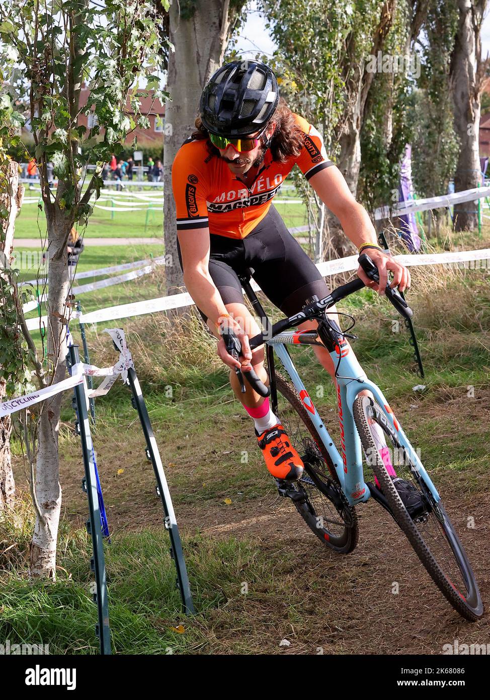 09.10.2022 Derby, England. Cyclocross. Nick Blight (Morvelo Magspeed ...