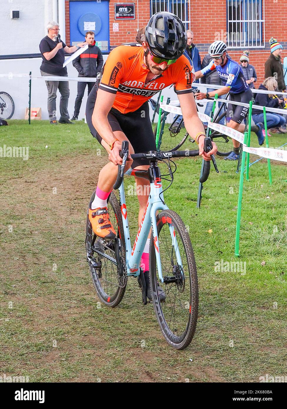 09.10.2022 Derby, England. Cyclocross. Nick Blight (Morvelo Magspeed ...