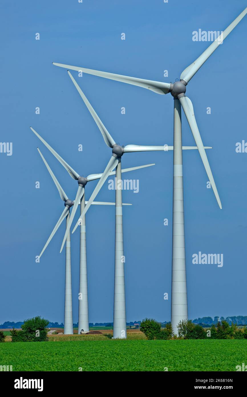 Wind Turbines installed in a rural area Stock Photo - Alamy Wind Turbines installed in a rural area Stock Photo - Alamy