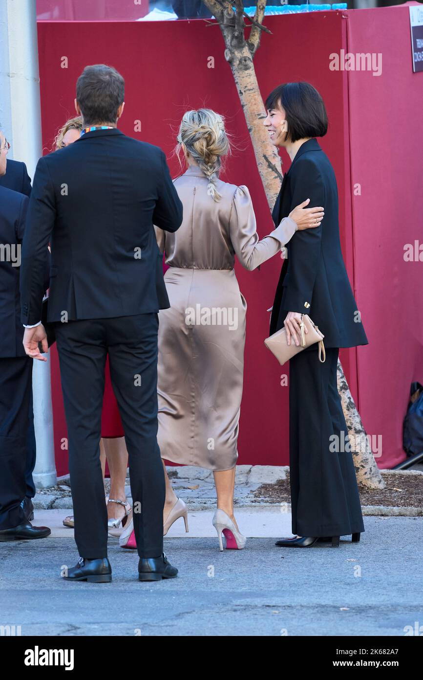 Madrid. Spain. 20221012, Yolanda Diaz, Diana Morant attends The ...