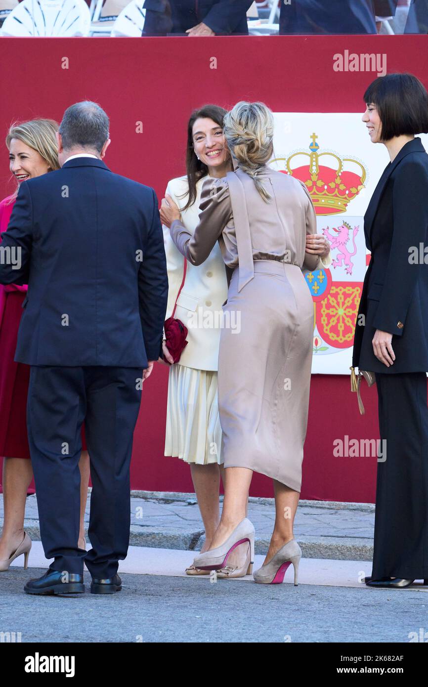 Madrid. Spain. 20221012, Yolanda Diaz attends The National Day Military ...