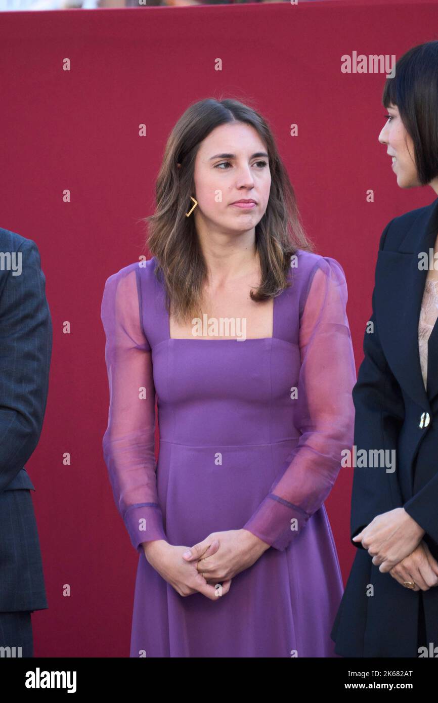 Madrid. Spain. 20221012, Irene Montero attends The National Day ...