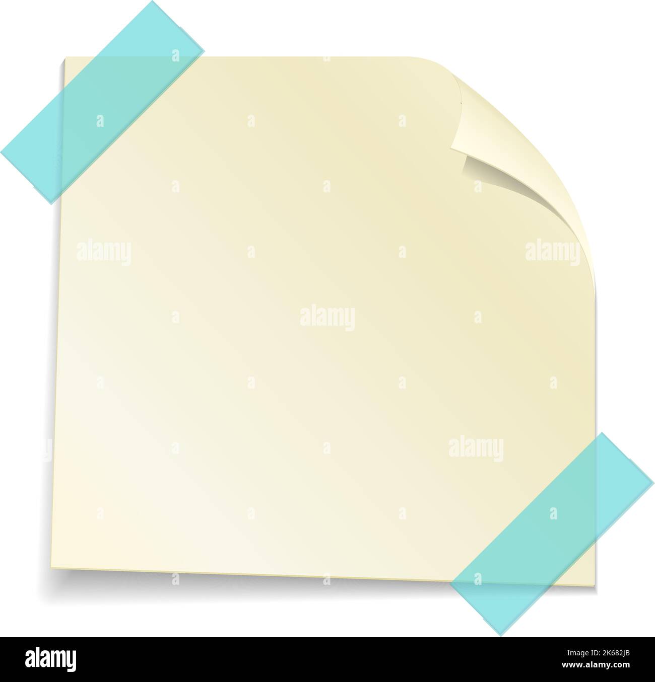 Blank memo square note Stock Vector Images - Alamy