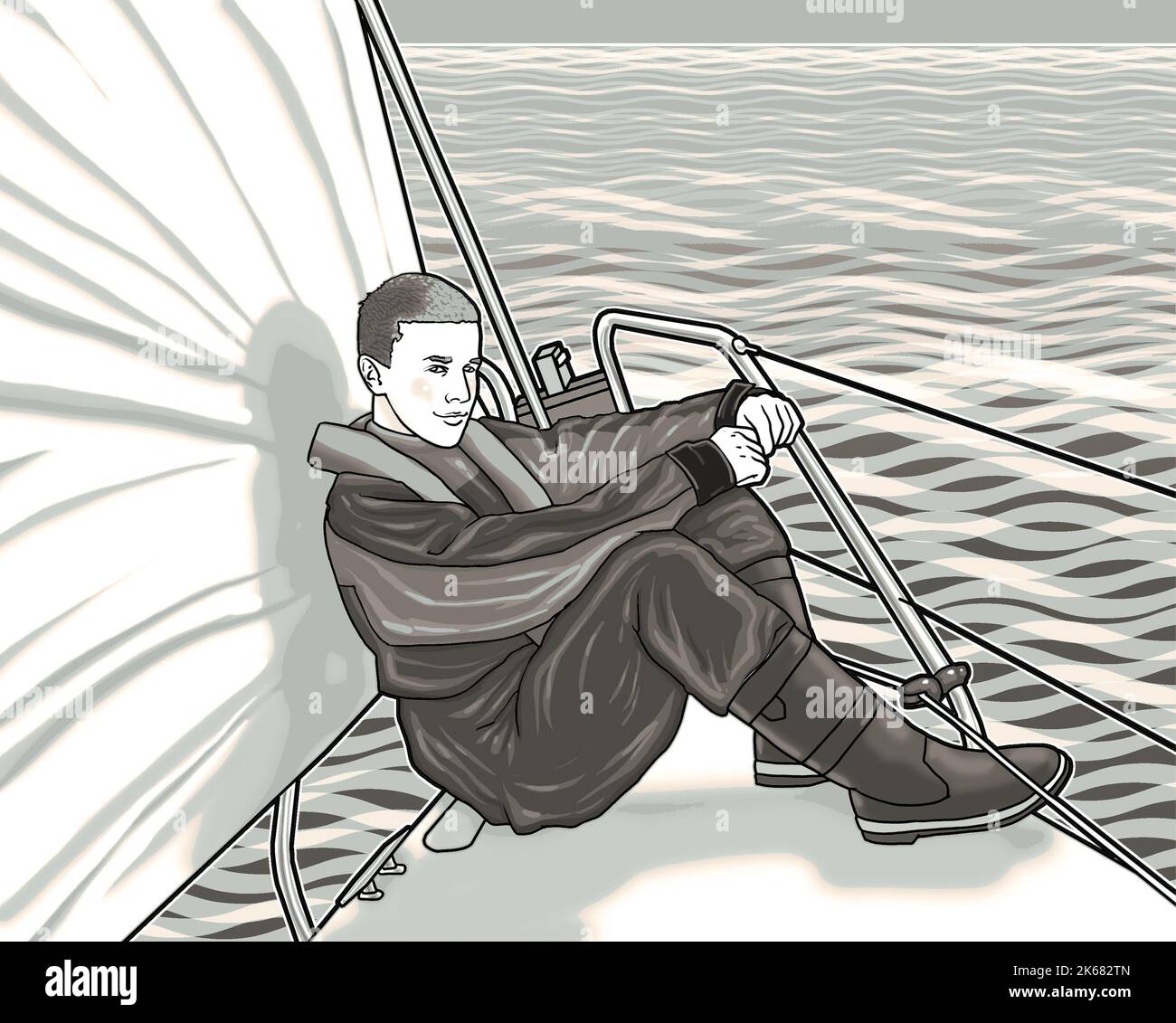 Saiking boat hi-res stock photography and images - Alamy