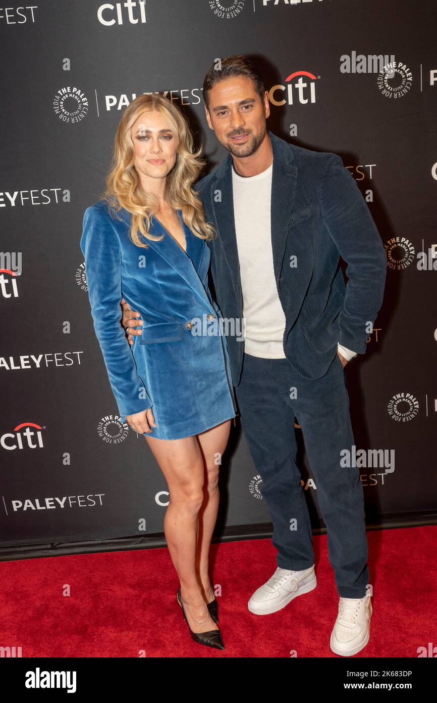 Melissa Roxburgh and J.R. Ramirez attend the "Manifest" season 4 ...