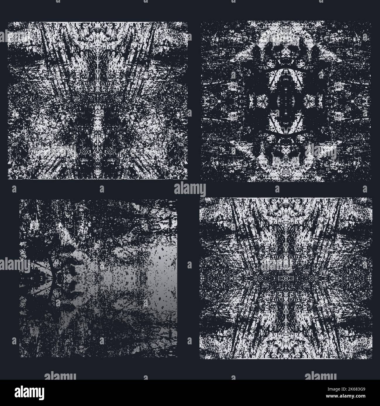 Gritty grunge texture background collection. Editable, resizable, EPS ...