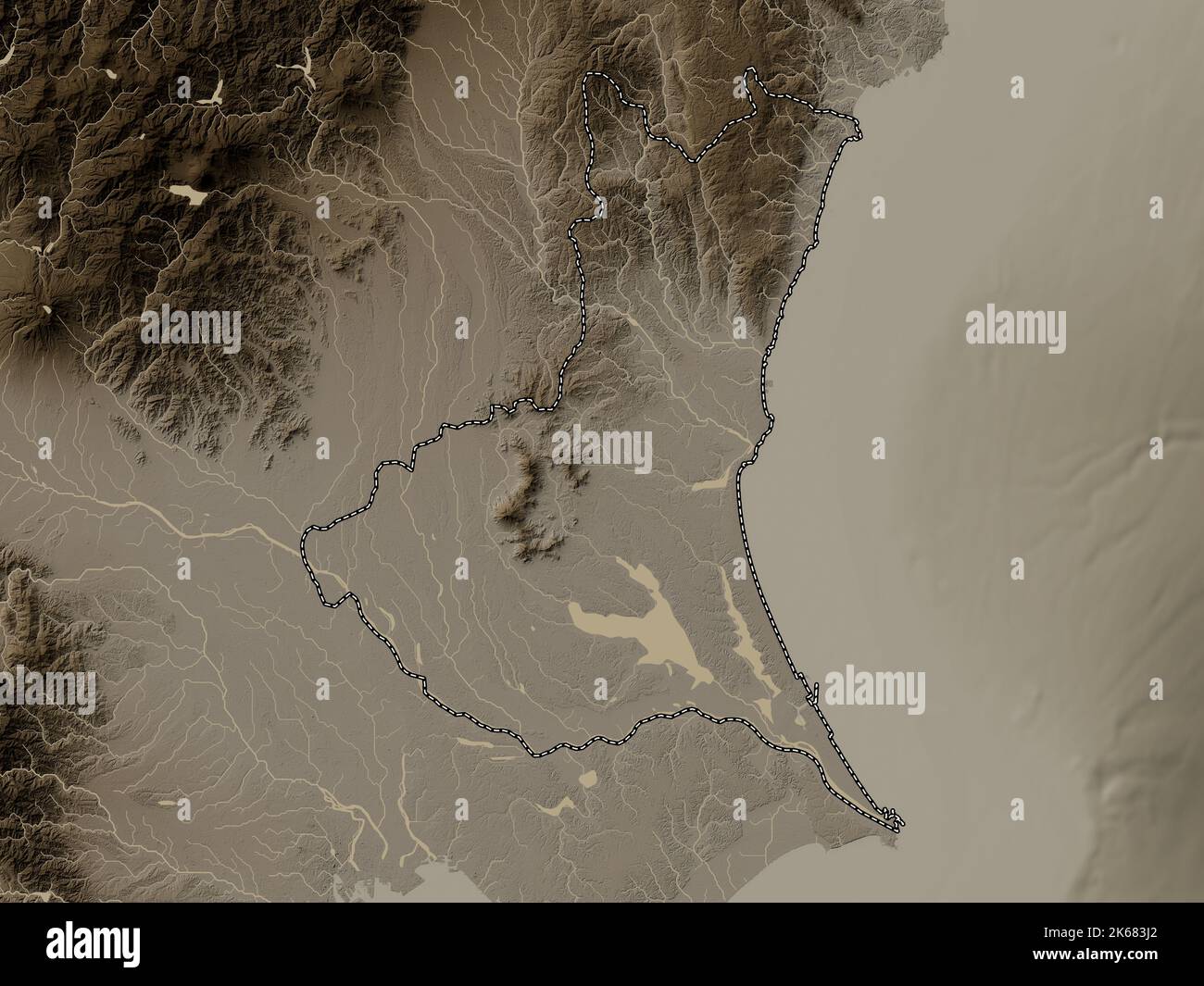 Map of ibaraki hi-res stock photography and images - Alamy