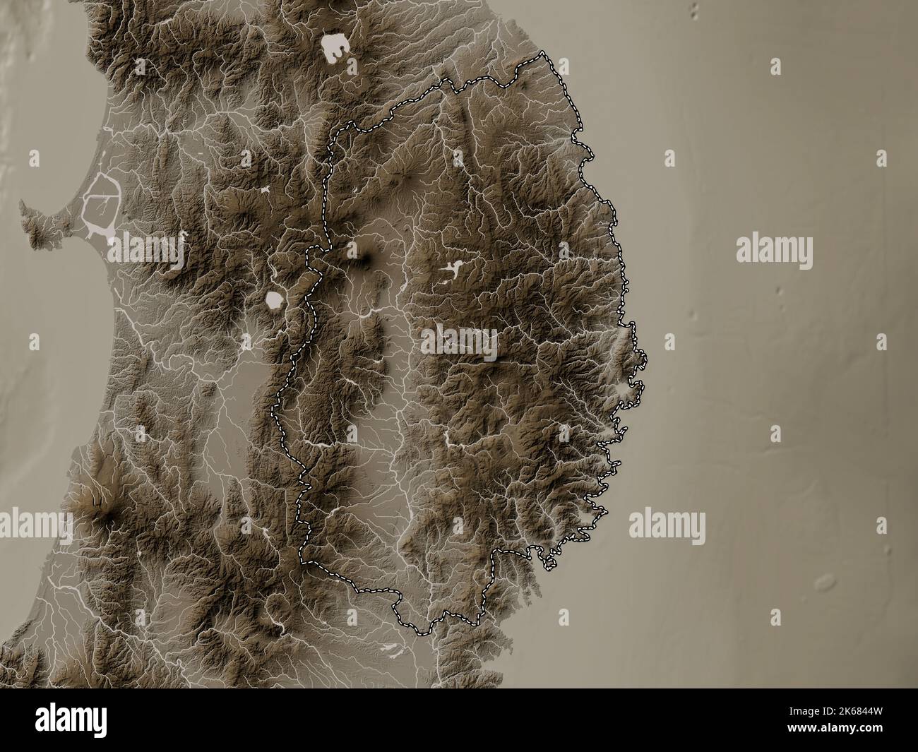 Iwate map hi-res stock photography and images - Alamy