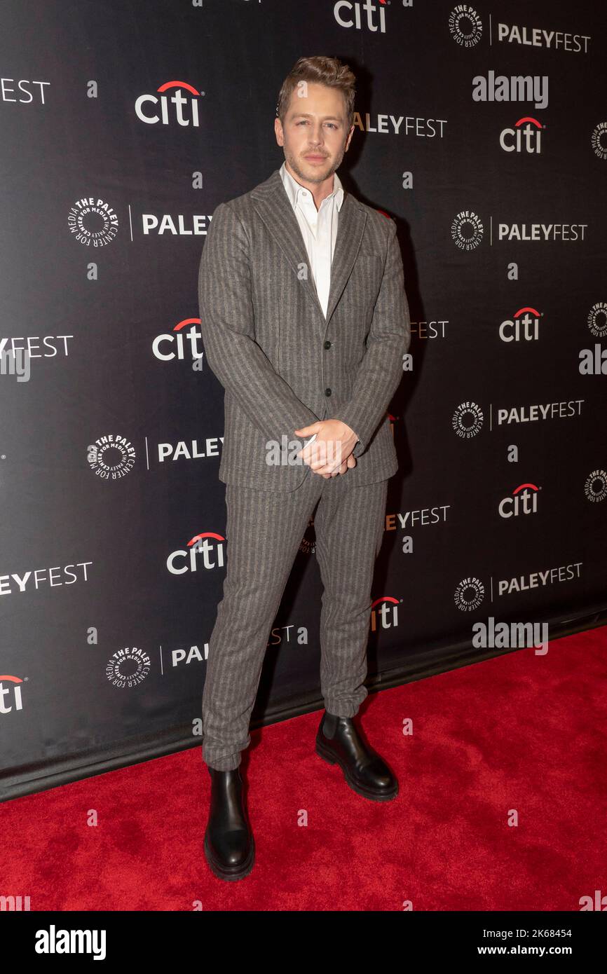 New York, United States. 11th Oct, 2022. Josh Dallas attends the ...